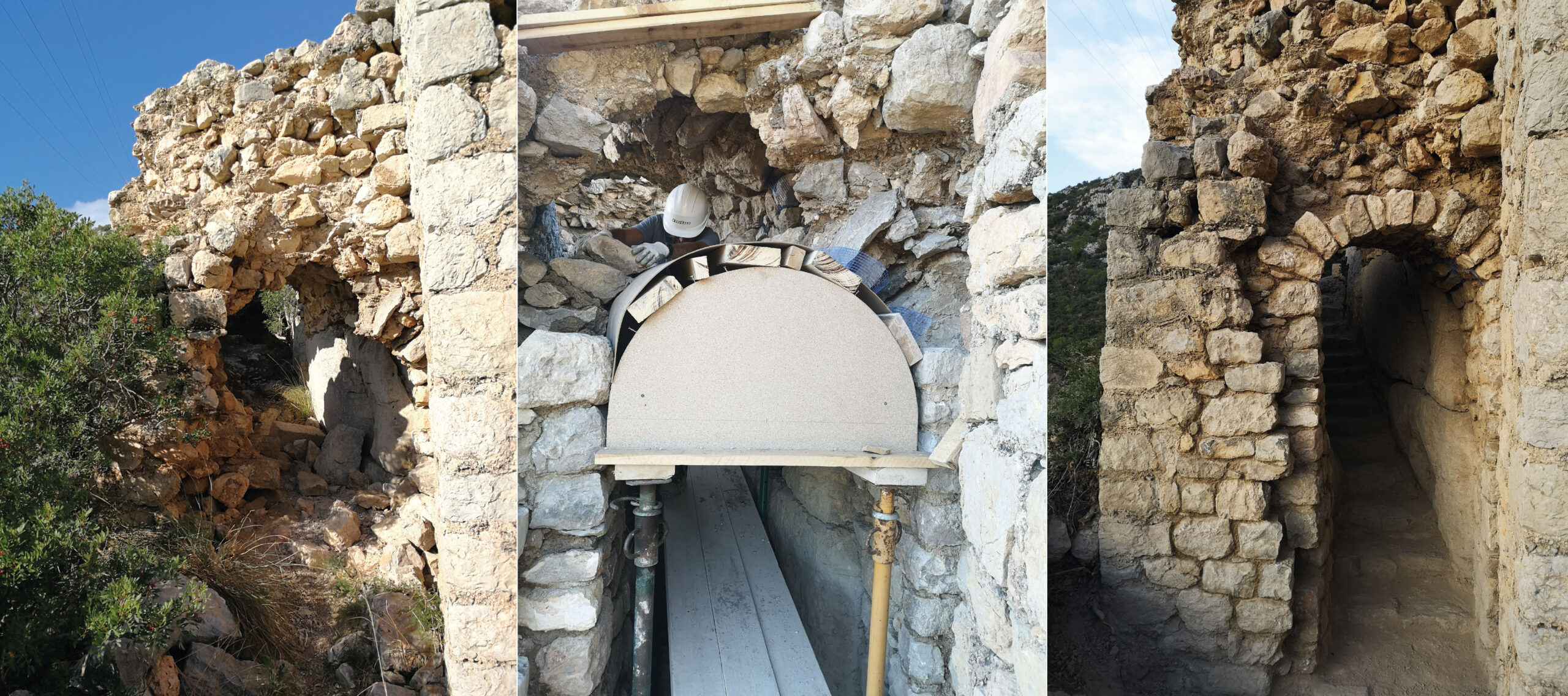 La restauració del Castellot de Garraf recupera un indret històric al ...